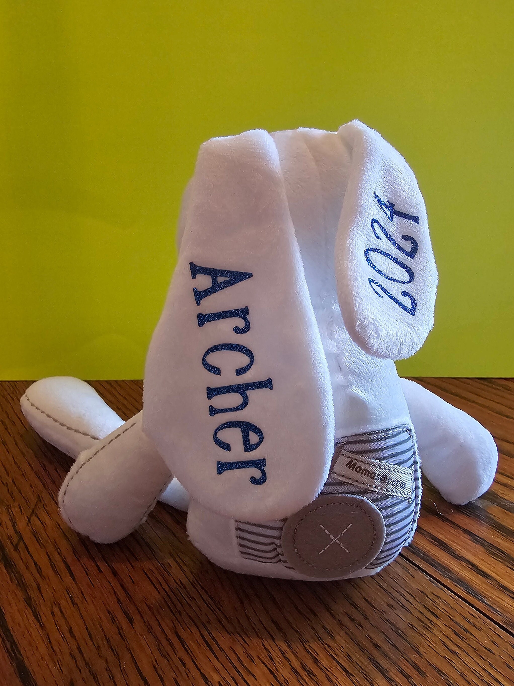 Personalized Bunny Plush - Etsy