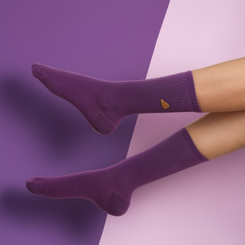 Colored Breathable Socks, 6 Pairs of Socks, Sausage Socks, Embroidered ...