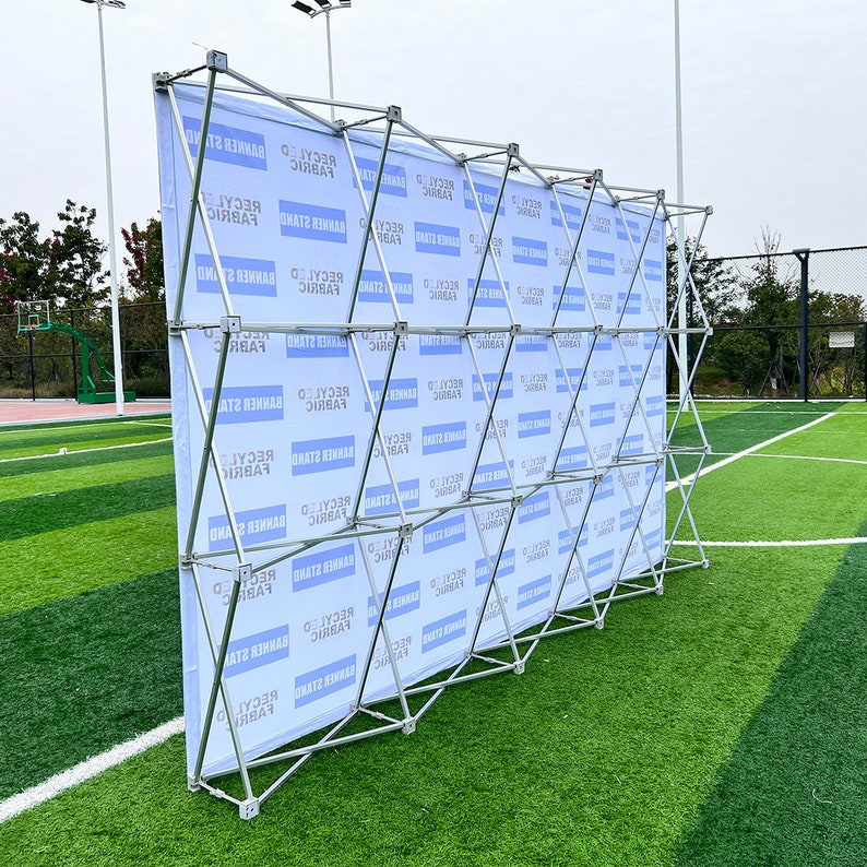 Custom 8x8 Ft. Fabric Pop up Display Stand for Trade Show Backdrop ...