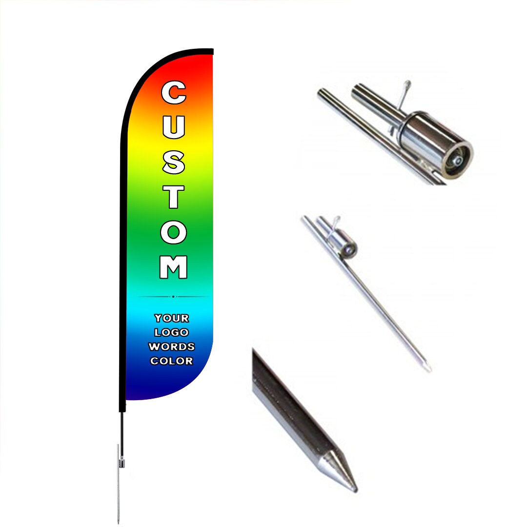 Custom Feather Flags Multiple Sizes Single or Double Sided Commercial ...