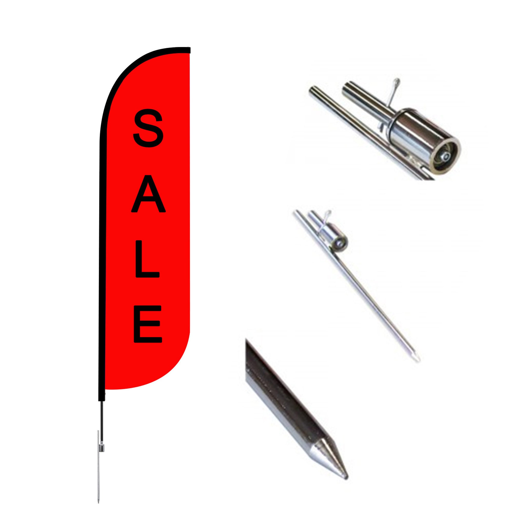 Custom Feather Flag Kit: Single/double Sided, Outdoor Advertising - Etsy