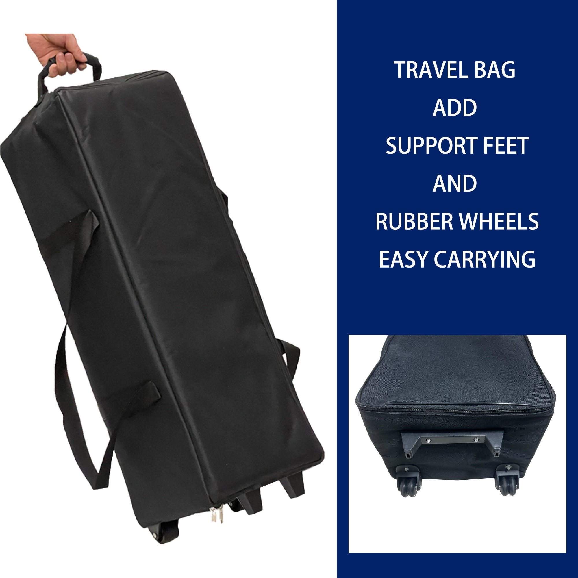 Custom Fabric Pop up Display Stand - 8ft Wide Base, 8-10ft Adjustable ...