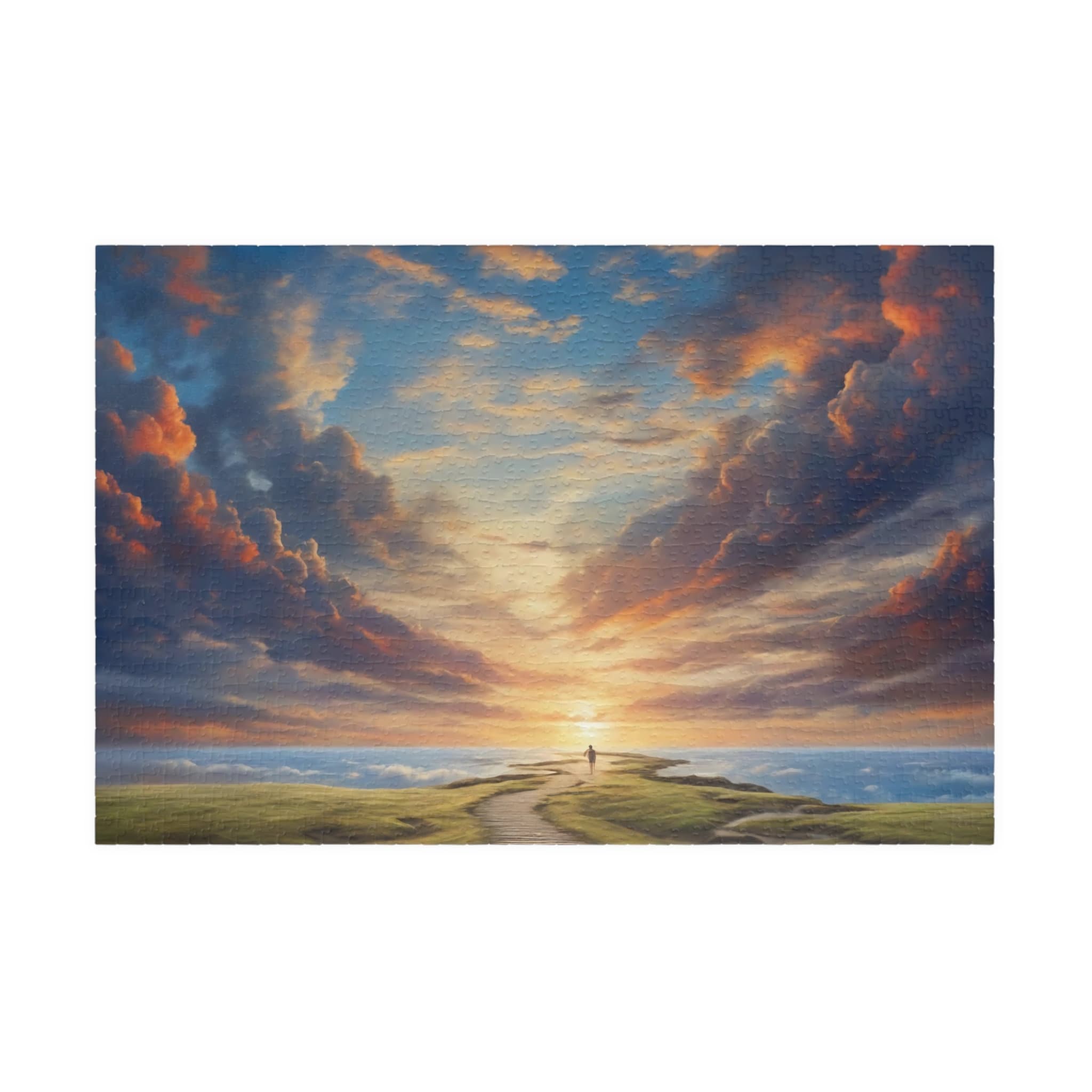 Pathway Sunset 1000-piece Premium Puzzle for Adults and Grandma ...