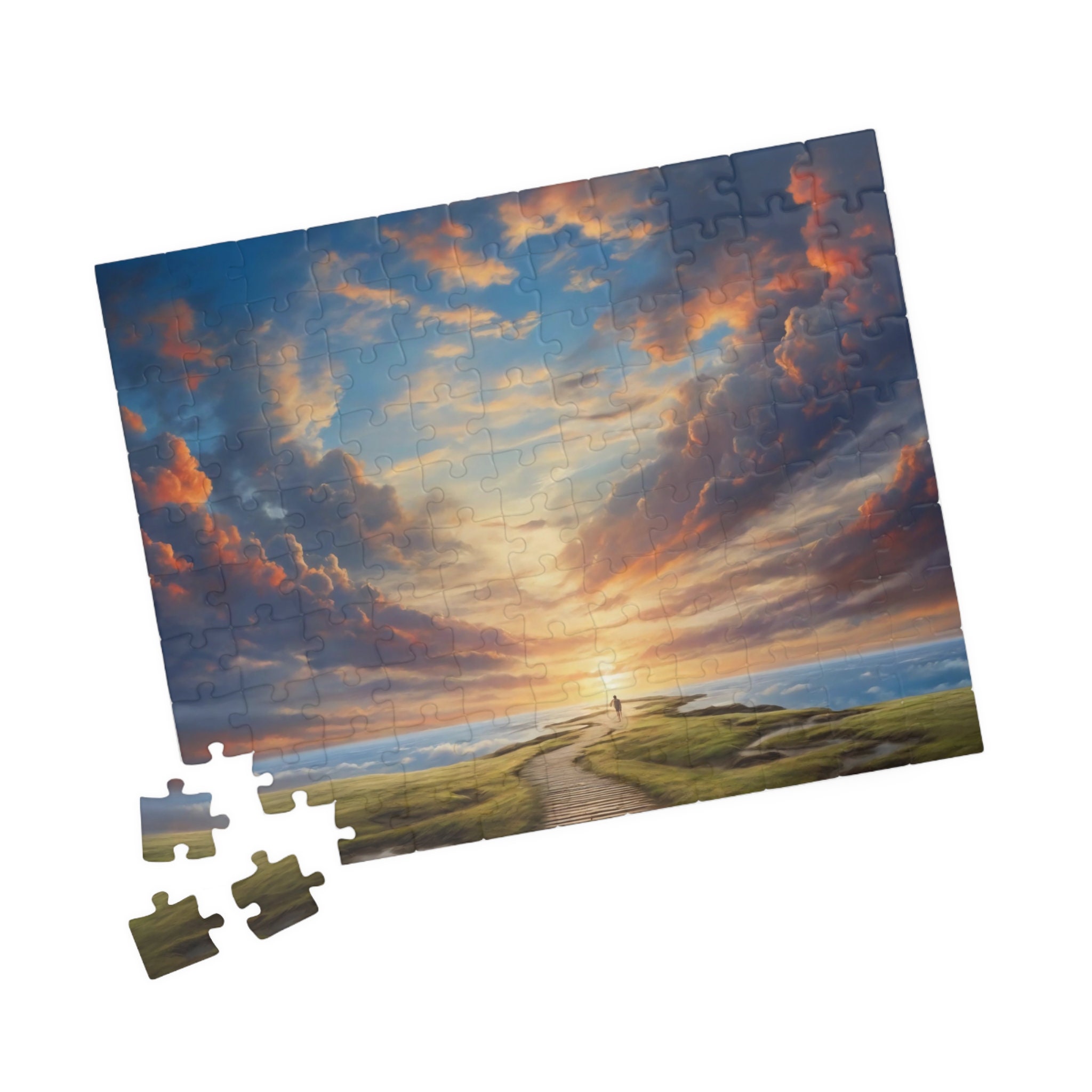 Pathway Sunset 1000-piece Premium Puzzle for Adults and Grandma ...