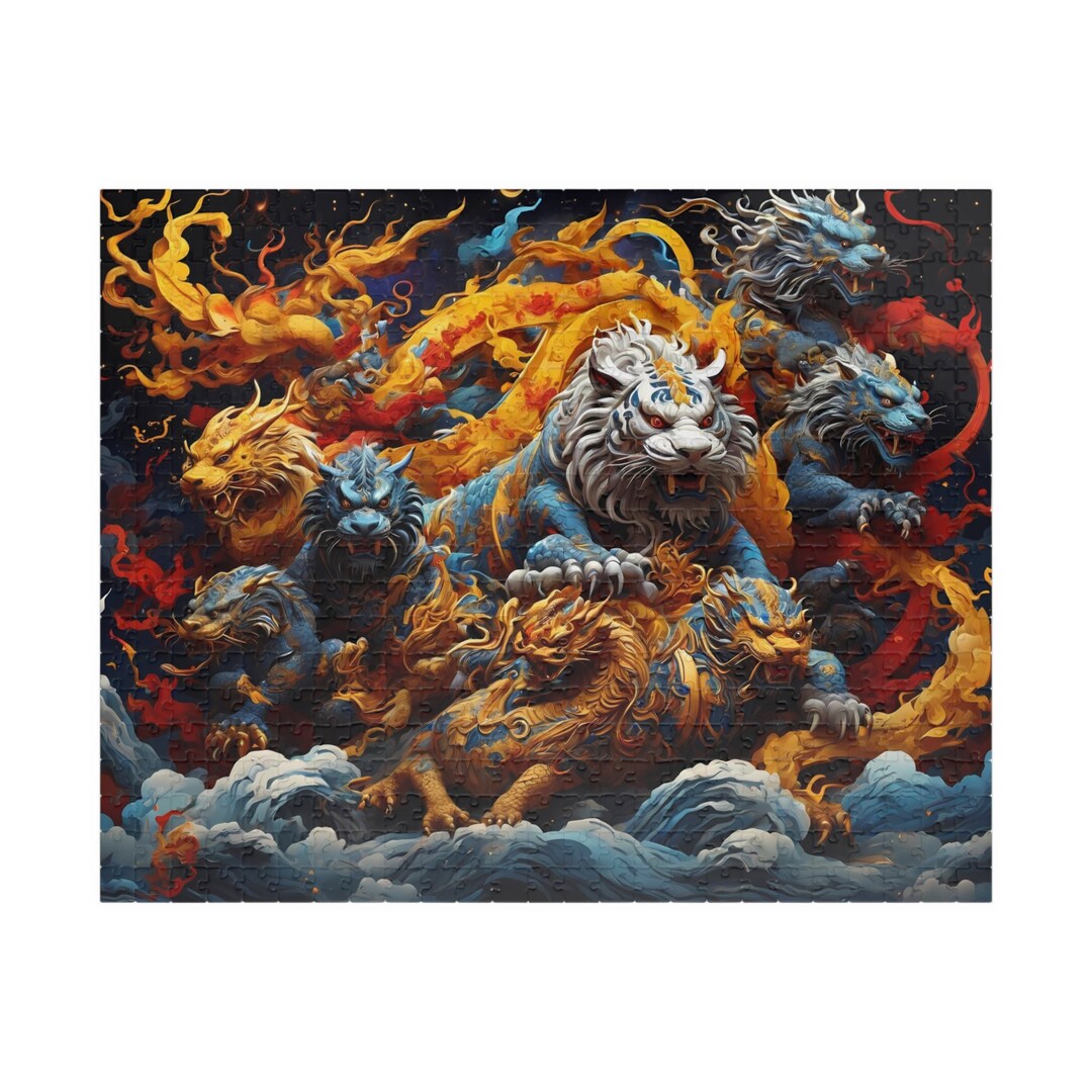 Mythical Beasts 1000-piece Premium Puzzle for Adults and Teens - Unique ...