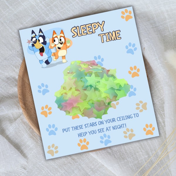 Bluey Birthday Sleepy Time - Etsy