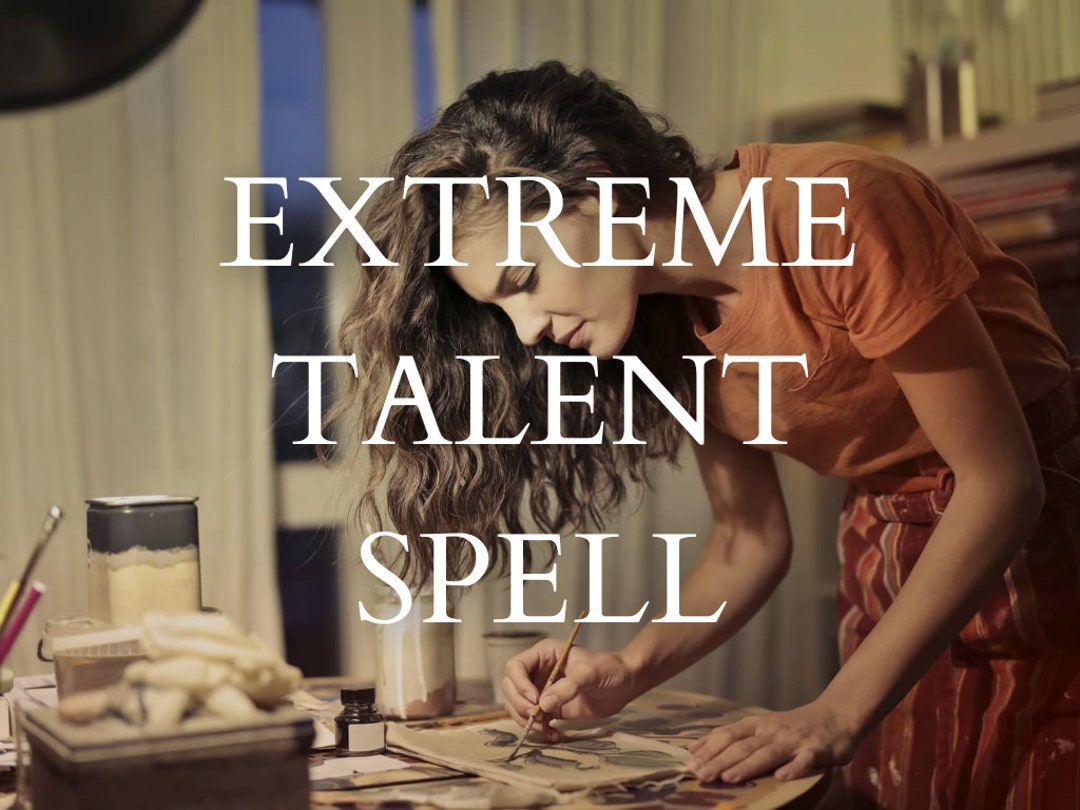 Extreme Talent Spell - Master Any Skill - Etsy