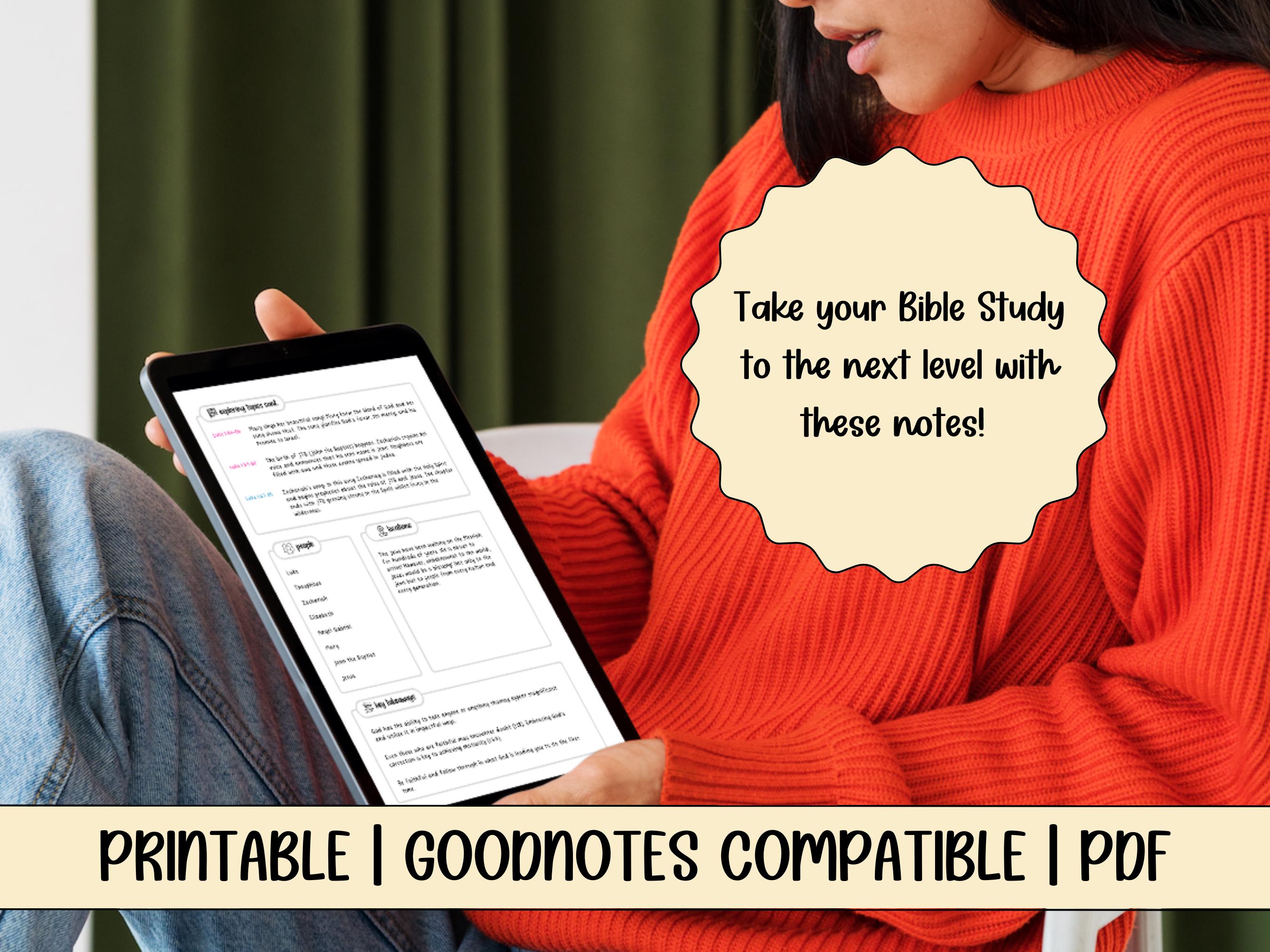 Gospel of Luke Chapter Summaries | Chapter Summary Template | Bible ...