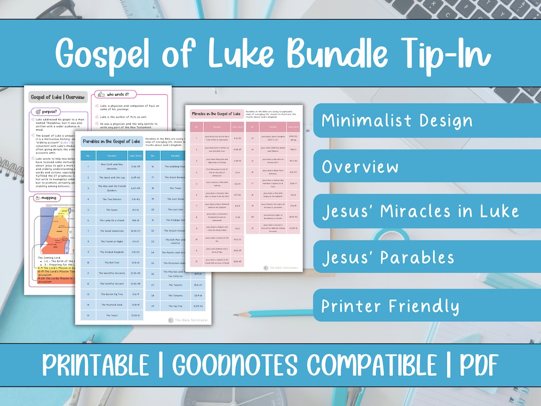 Gospel of Luke Bundle | Book of Luke Overview | Gospel of Luke Overview ...