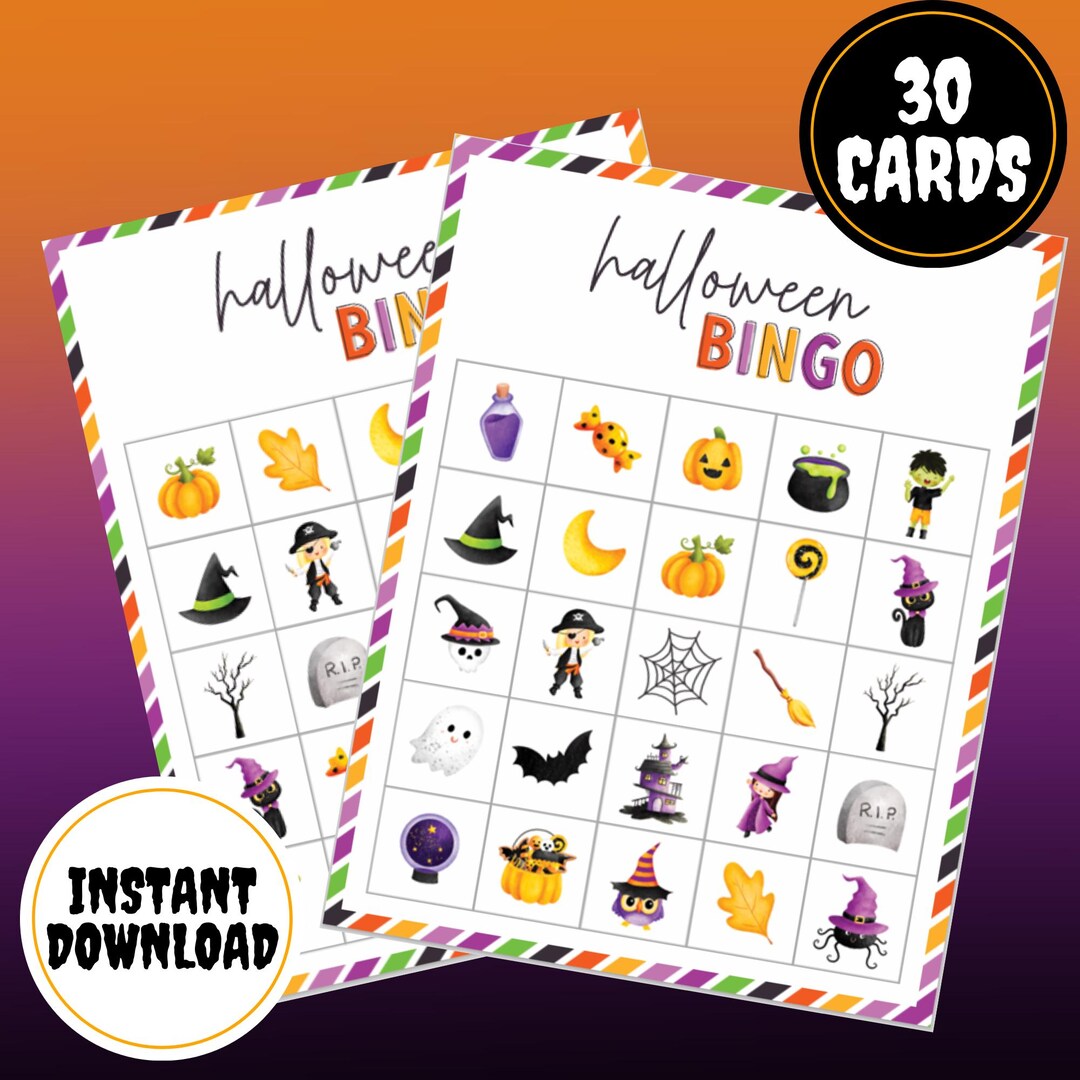 Fall Bingo Autumn Bingo Fall Bingo Cards Printable Fall Games Fall ...