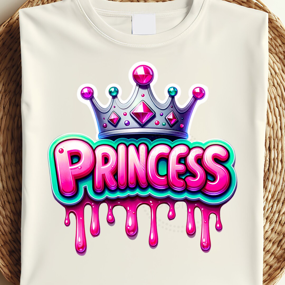 Princess Watercolor Sublimation Digital Download PNG Design for a ...