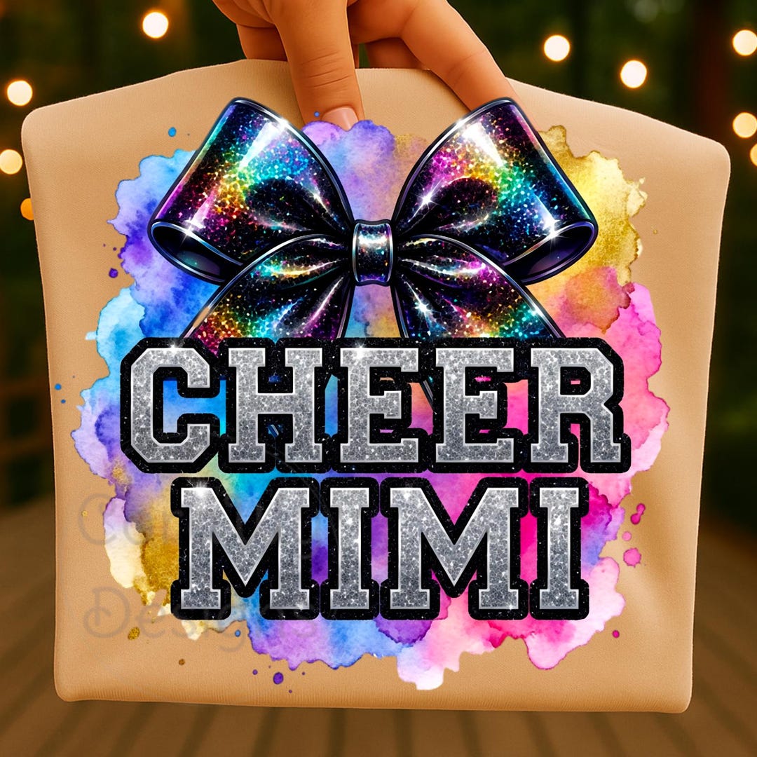 Cheer Mimi Digital Download PNG Design - Etsy
