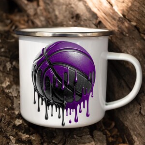 Basketball Purple Black Sublimation Digital Download PNG Sports Logo ...