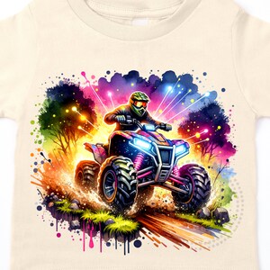 ATV Rider Watercolor Sublimation Digital Download PNG Racing Outdoors ...