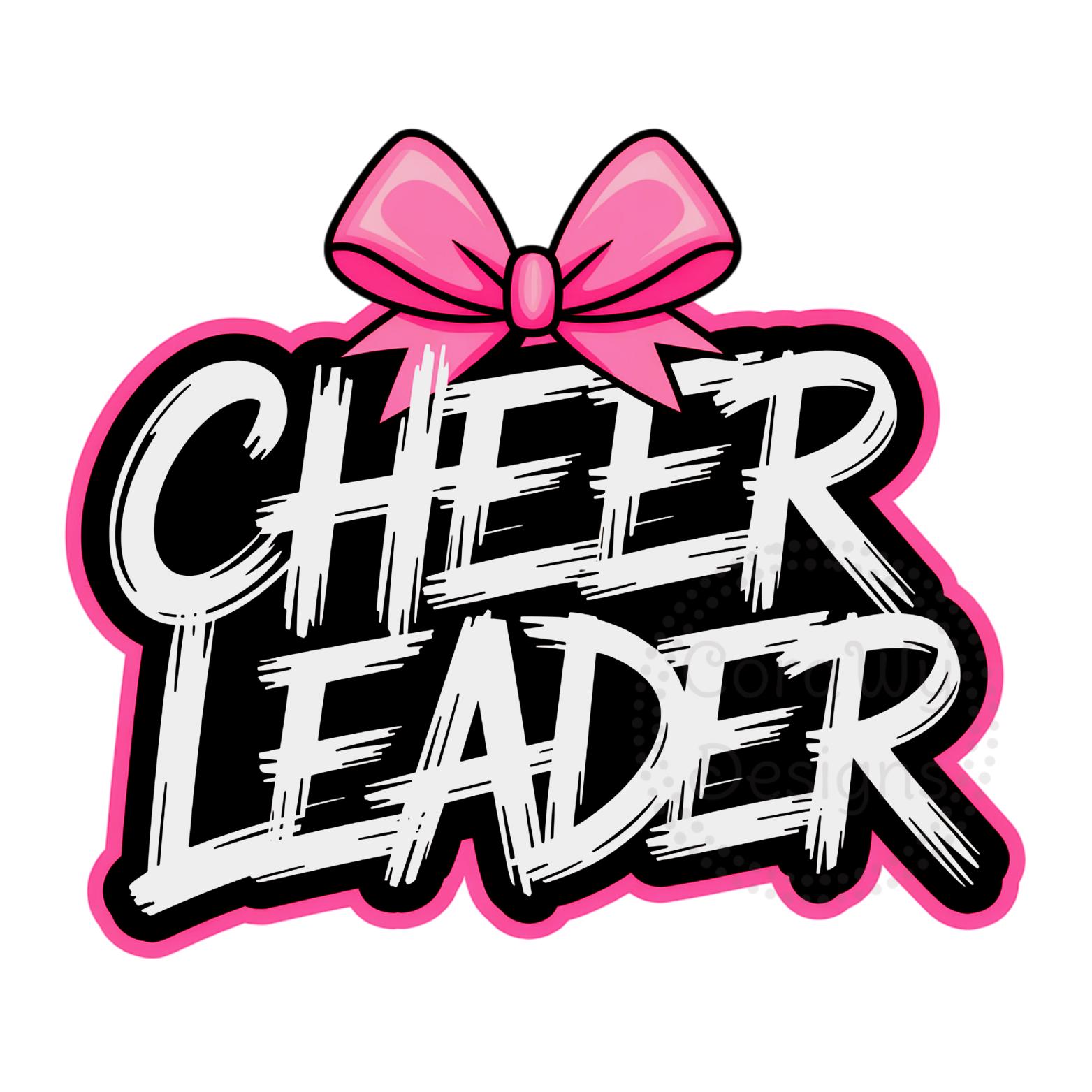 Cheer Pink Sublimation Digital Download PNG Cheerleader Bow Shirt, Logo ...