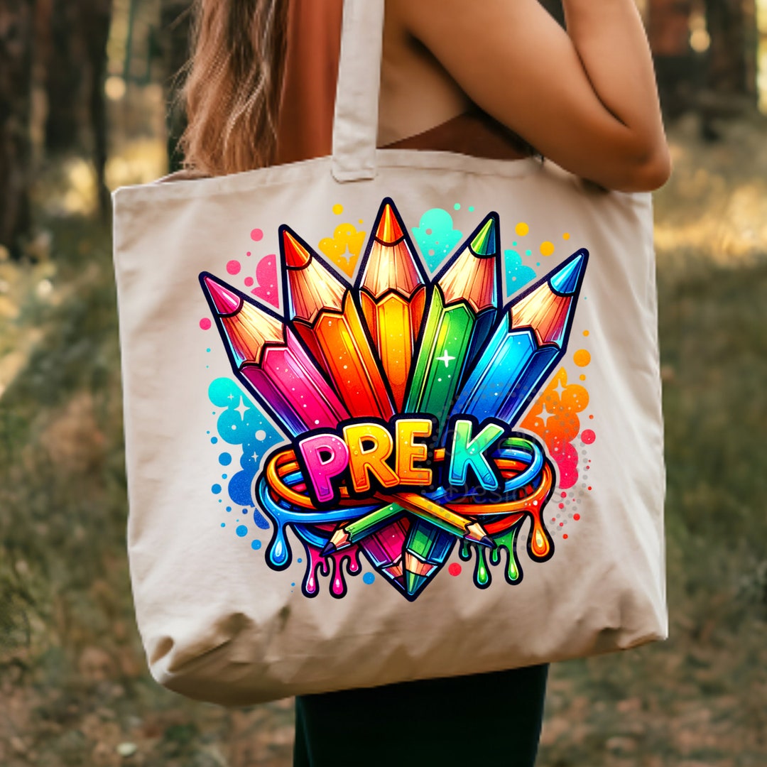 Pre-k Watercolor Sublimation Digital Download PNG School Design for ...