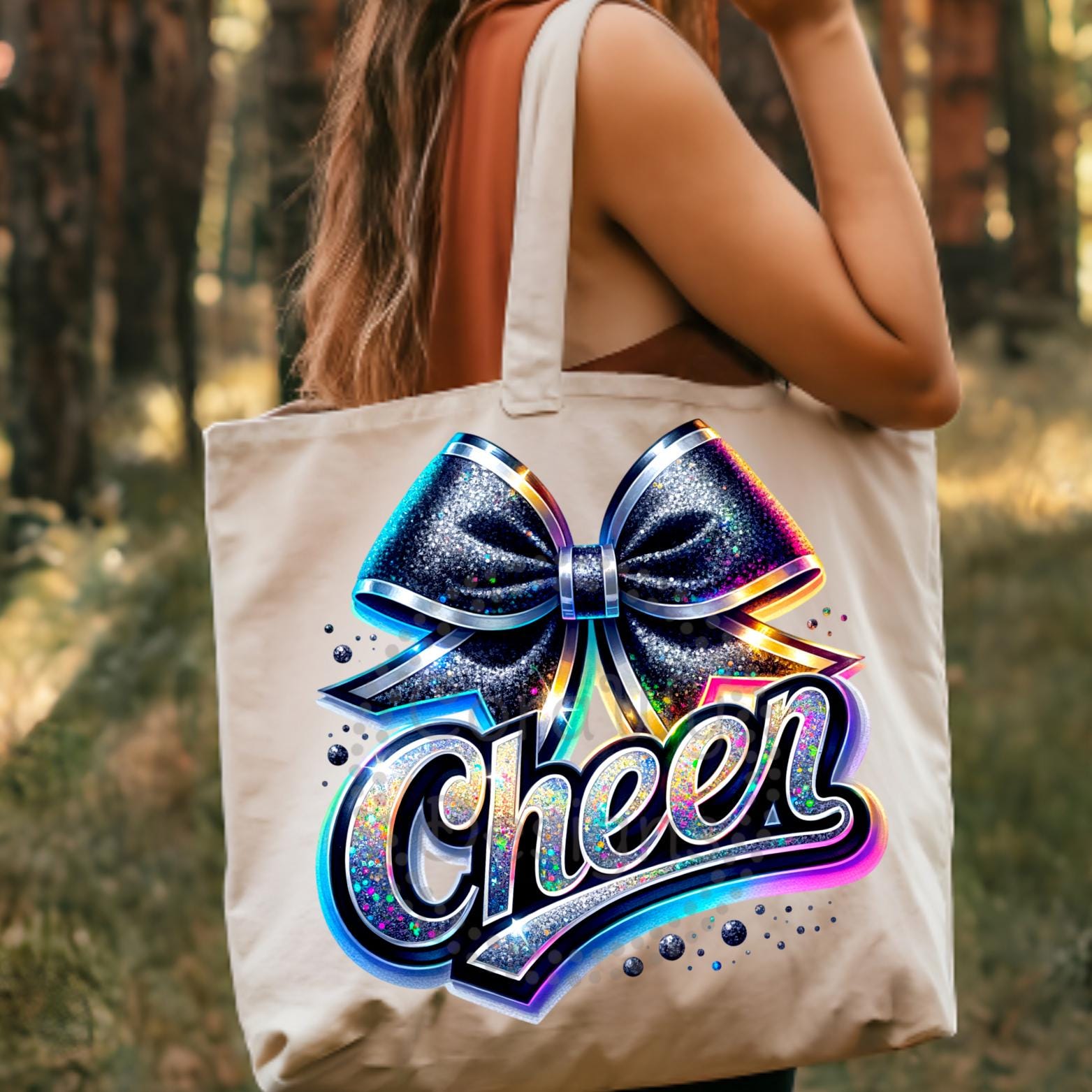Cheer Watercolor Sublimation Digital Download PNG Cheerleading Design ...