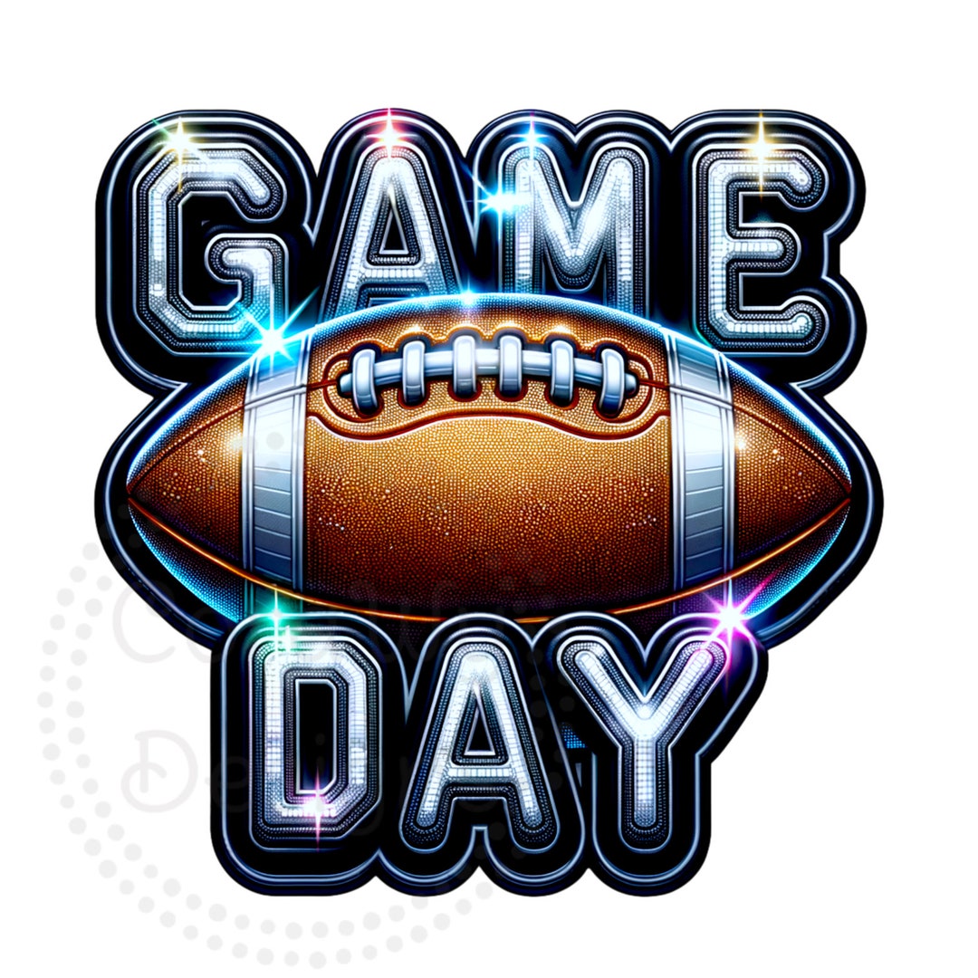 Game Day Sublimation Digital Download PNG Football Design - Etsy