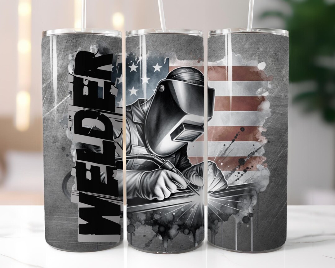 Welder 20 Oz Skinny Tumbler Sublimation Digital Download PNG Design - Etsy