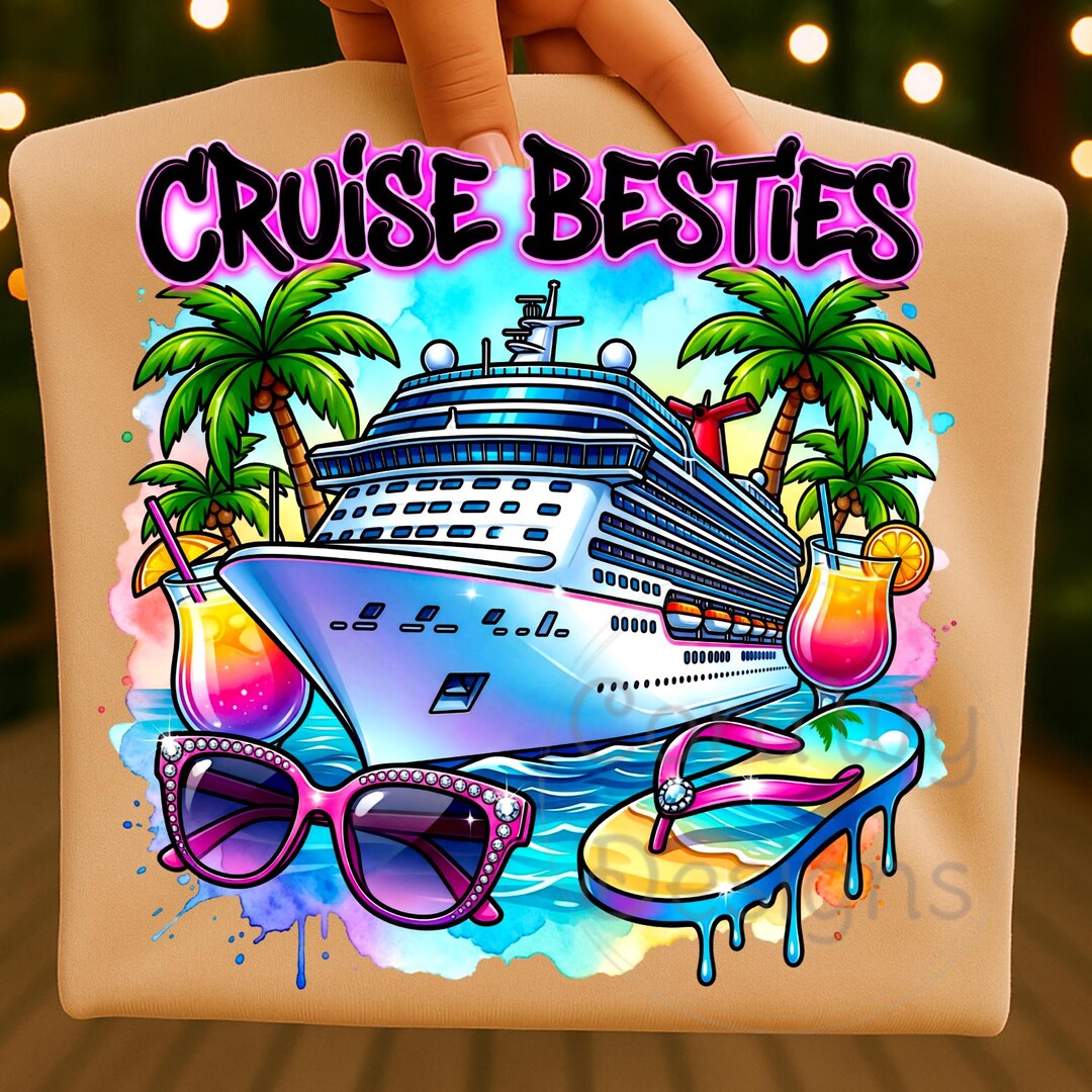 Cruise Besties PNG Digital Download T-shirt Design - Etsy
