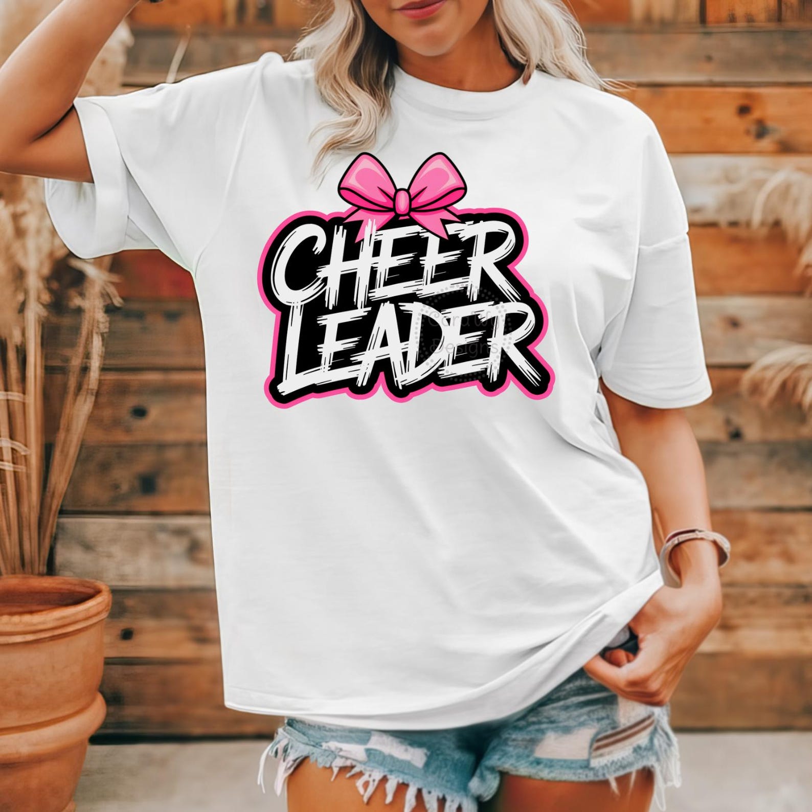 Cheer Pink Sublimation Digital Download PNG Cheerleader Bow Shirt, Logo ...