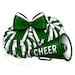 Cheer Green White Png - Etsy