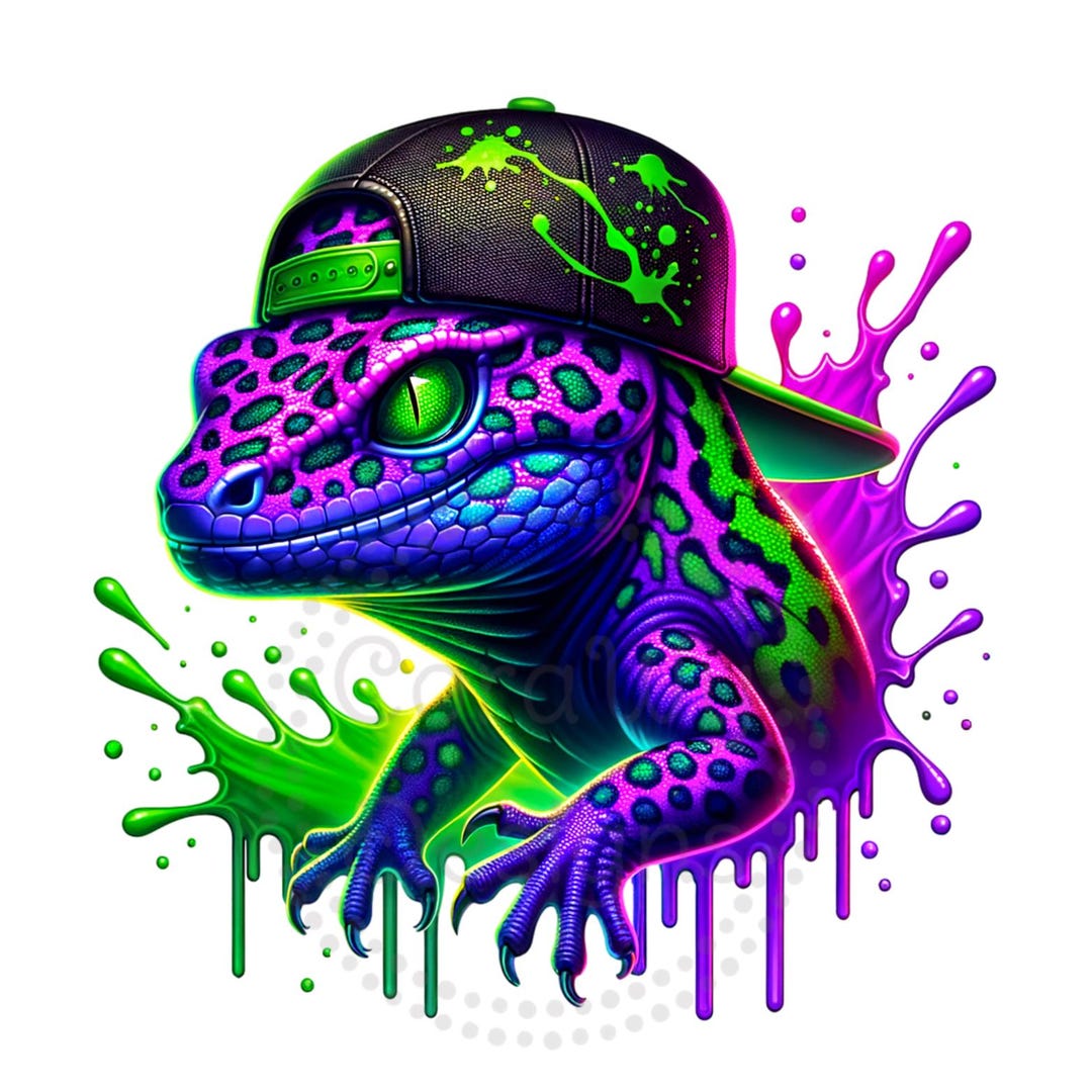 Leopard Gecko Sublimation Digital Download PNG Lizard Reptile Shirt Cup ...