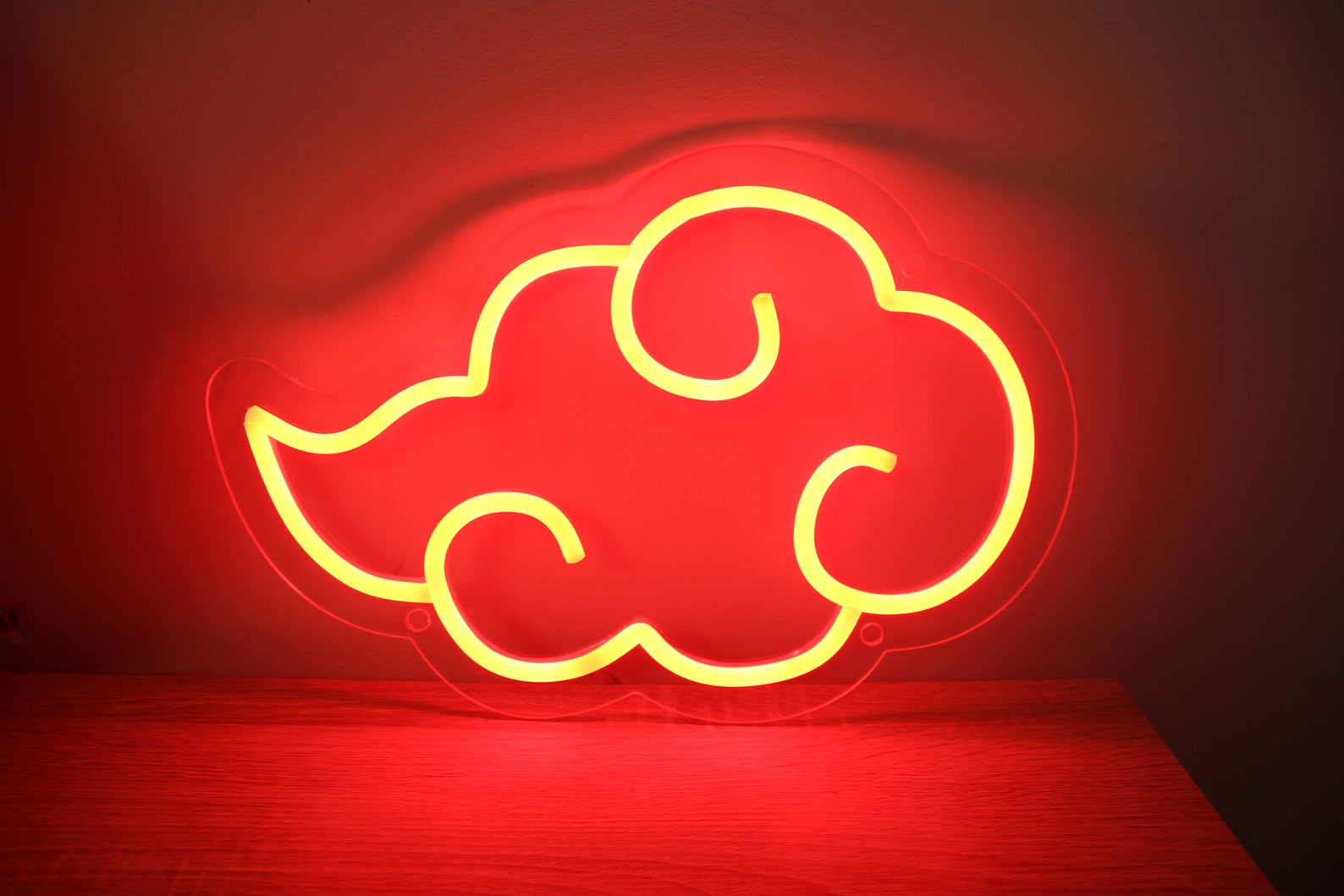 Akatsuki Japanese Anime Cloud Neon Led Fanmade - Anime Manga Wallart ...