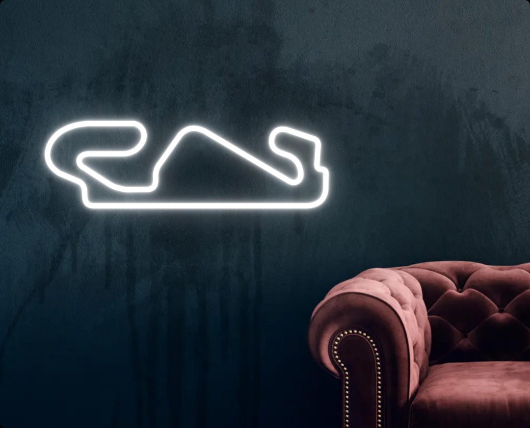 F1 Racing Barcelone Race Track Motorsport Neon Led Sign - Formula 1 ...