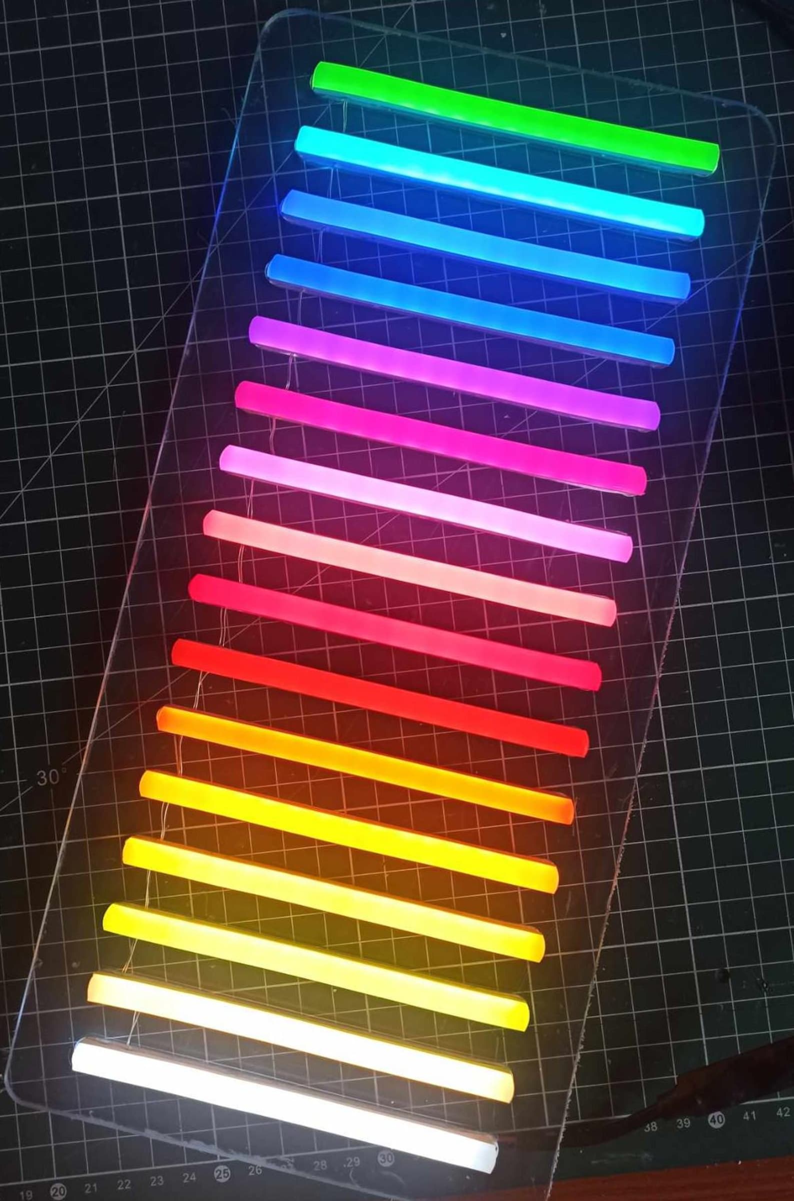 Mountain Sunset Neon Led Sign - Moutain Landscape Wallart - Moutain ...