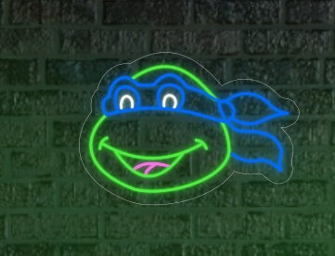 Teenage Mutant Ninja Turtles Neon Led Sign Fanmade TMNT Led Light ...