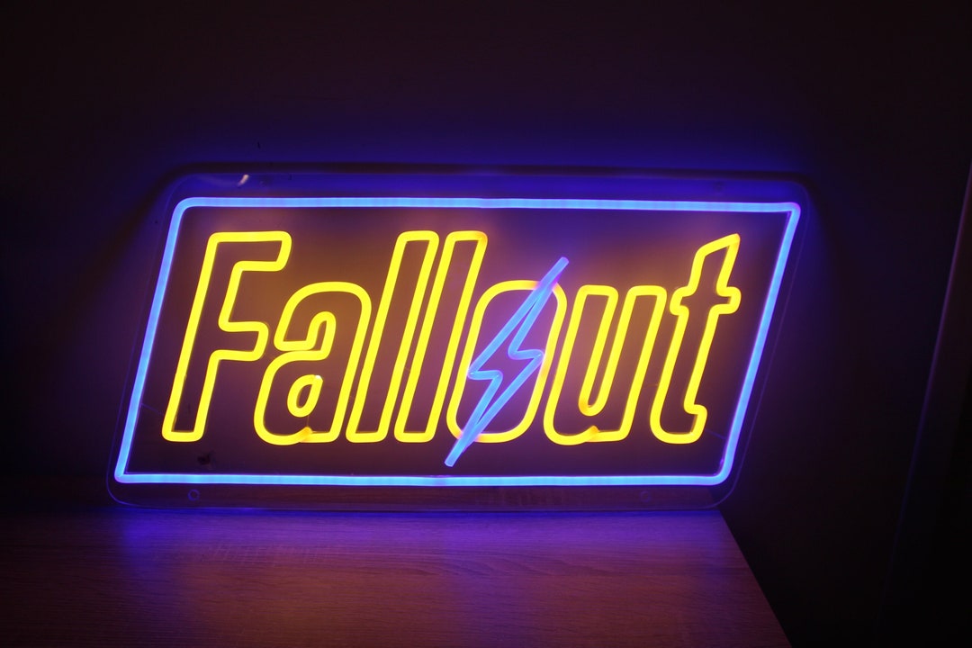 Fallout Neon Led Light Fallout Wallart Fanmade Apocalypse Neon Light ...