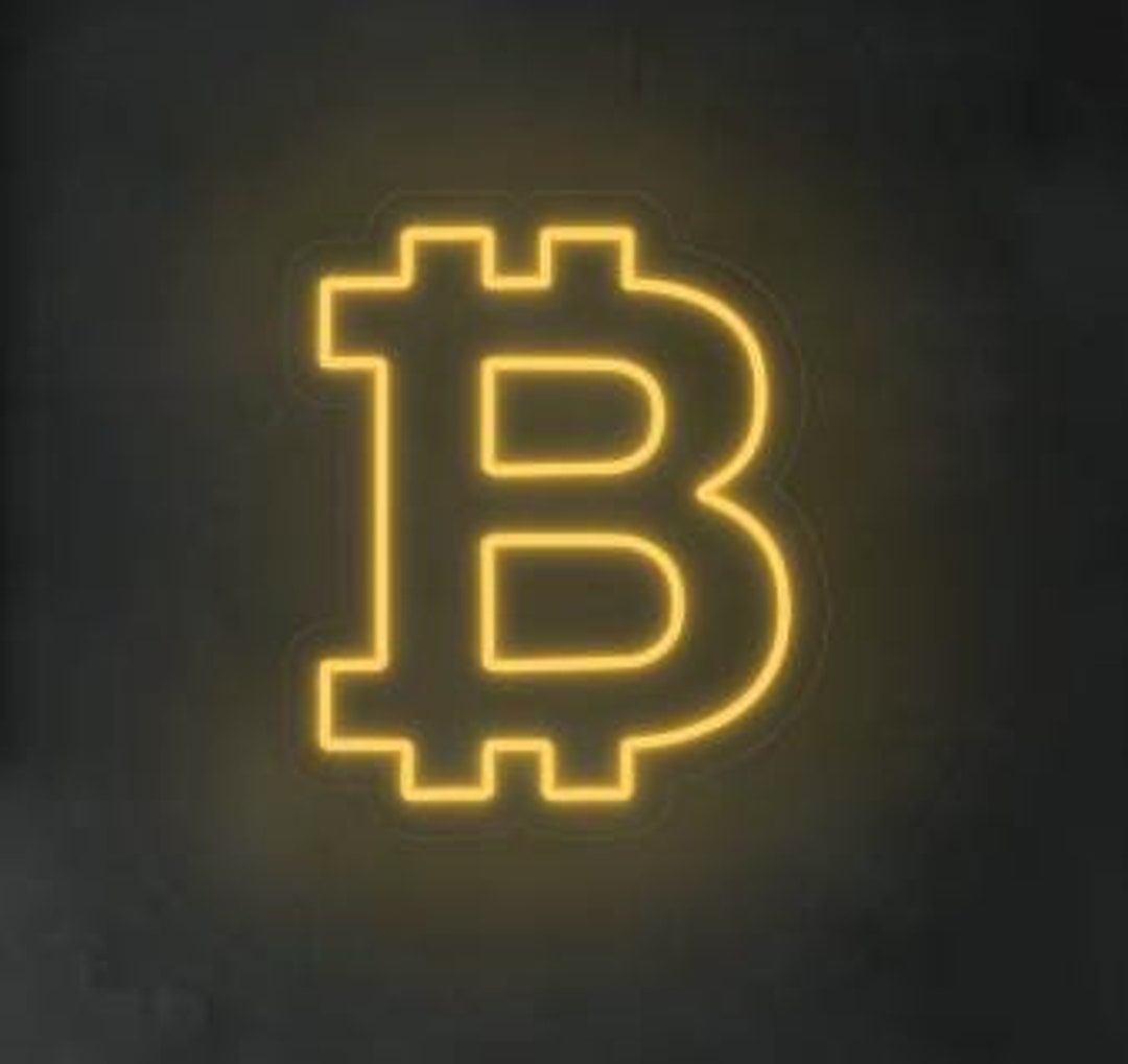 Bictoin Neon Led Sign Shop Wall Decor Crypto Bitcoin Wallart Led Light ...