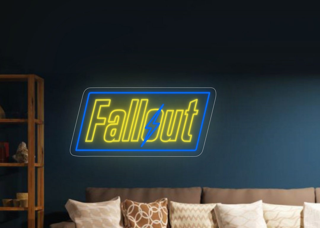 Fallout Neon Led Light Fallout Wallart Fanmade Apocalypse Neon Light ...