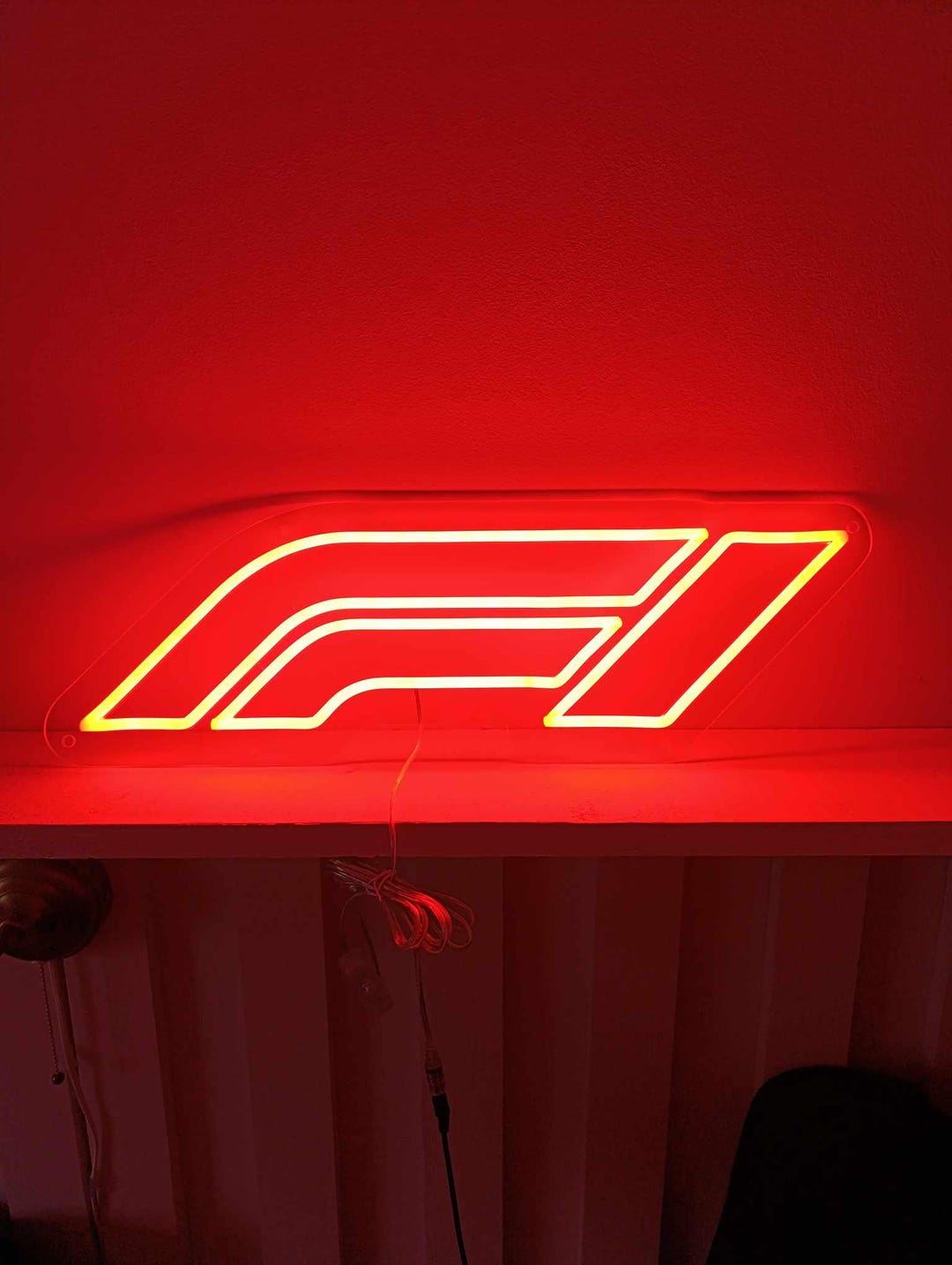 F1 Racing Motorsport Neon Led Sign - Formula 1 Car Wallart Led Light ...