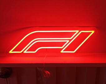 Formula 1 LED Sign | Display Shelf - Etsy