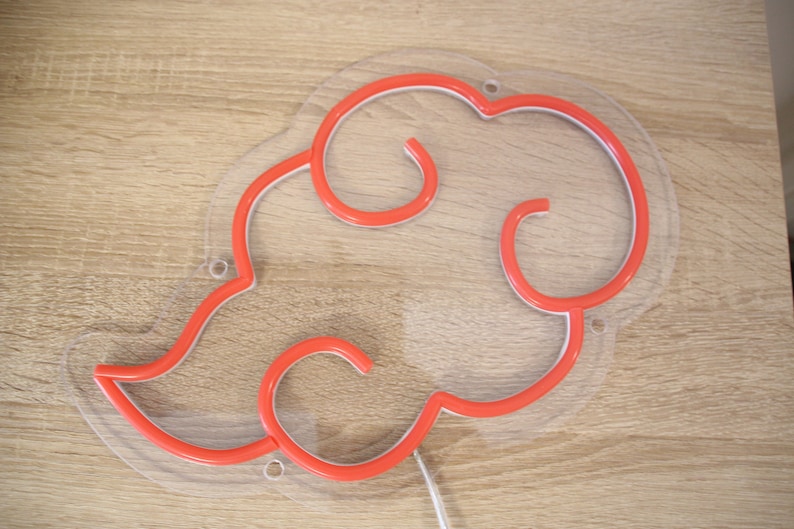 Akatsuki Naruto Cloud Neon Led Fanmade Naruto Manga Wallart Decor Led ...