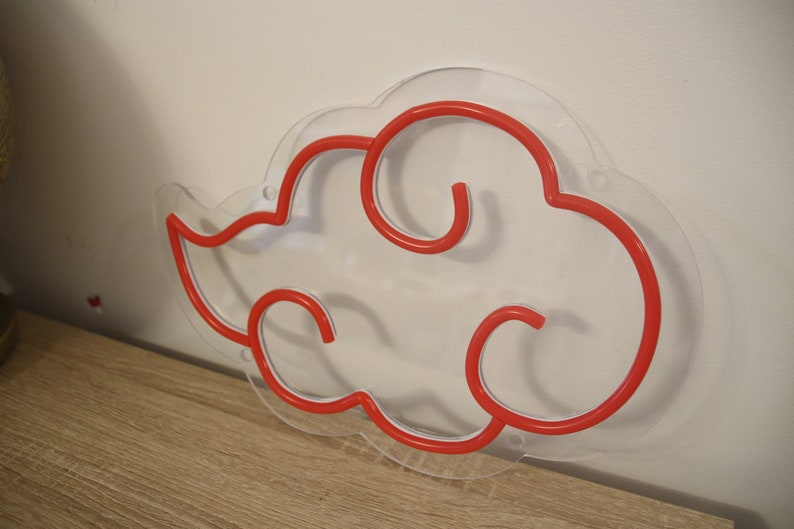 Akatsuki Naruto Cloud Neon Led Fanmade Naruto Manga Wallart Decor Led ...