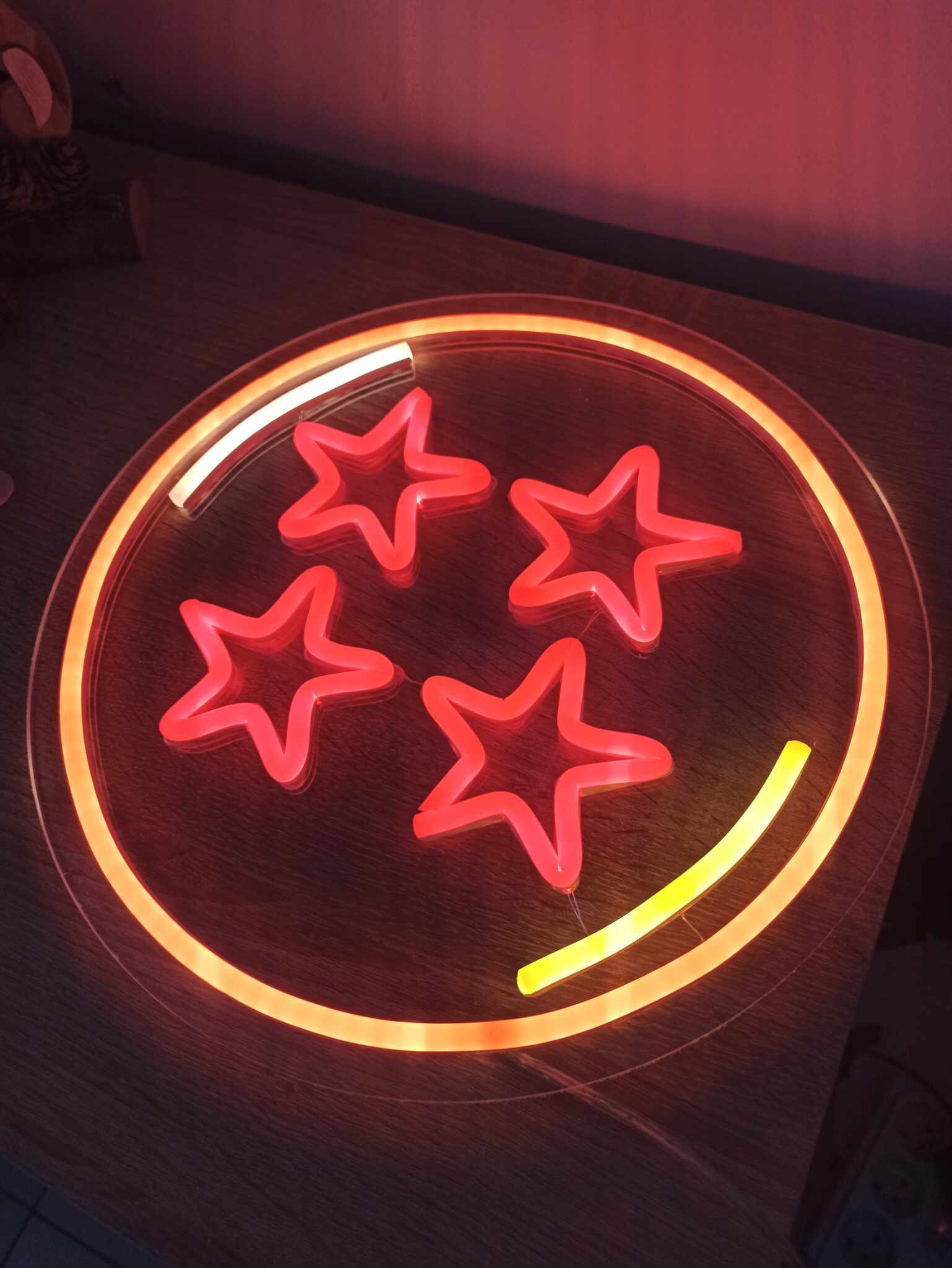 Dragonball Neon Manga Dragonball Wallart Led Light Goku, Son Goku ...
