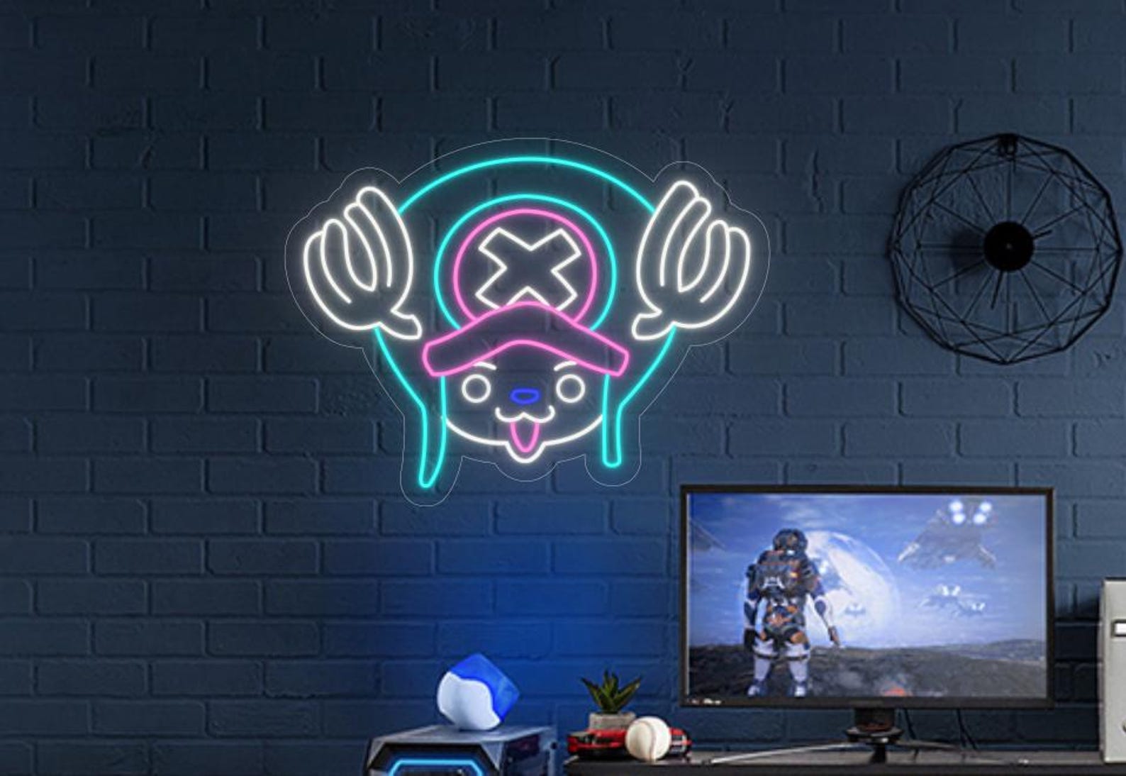 Tony Tony Chopper Anime Manga Neon Led Sign Chopper Reindeer Anime ...