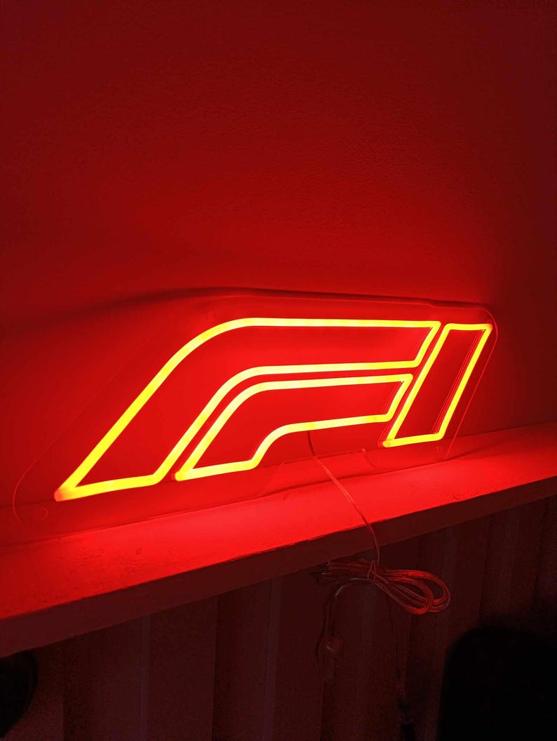 F1 Led Light - Formula 1 Led Light - F1 Neon Sign - Motorsport Led ...