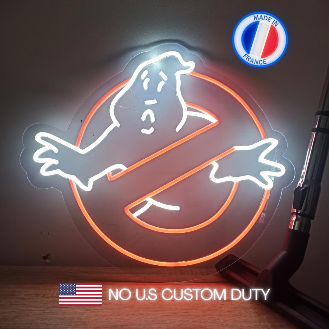 Stay Puft Ghostbusters Marshmallow Man Neon Led Light Fanmade ...