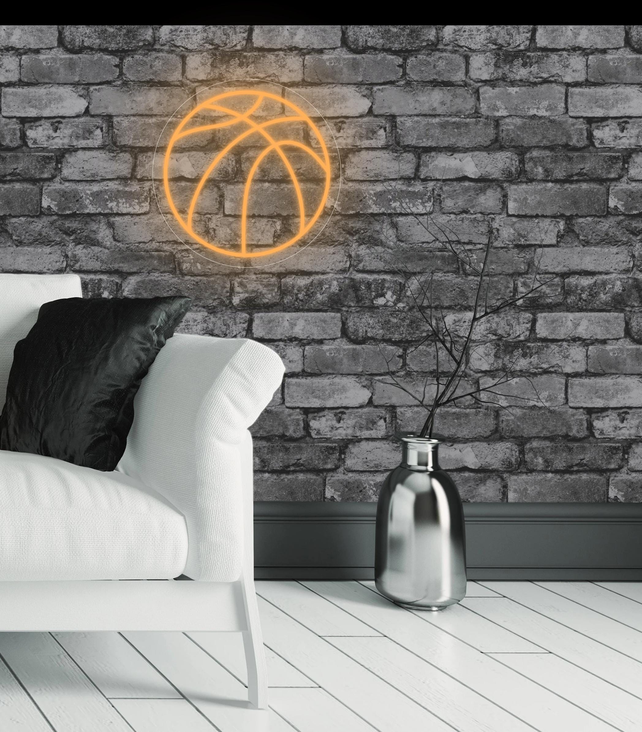 Basketball Neon Led Light Sign - Basketball Sport Wallart Led Light ...