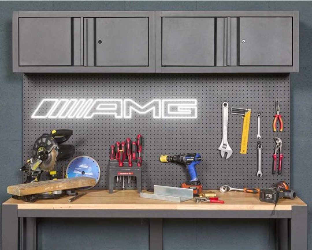 AMG Logo Auto Neon Led Sign AMG Garage Led Light Wallart Man Cave ...