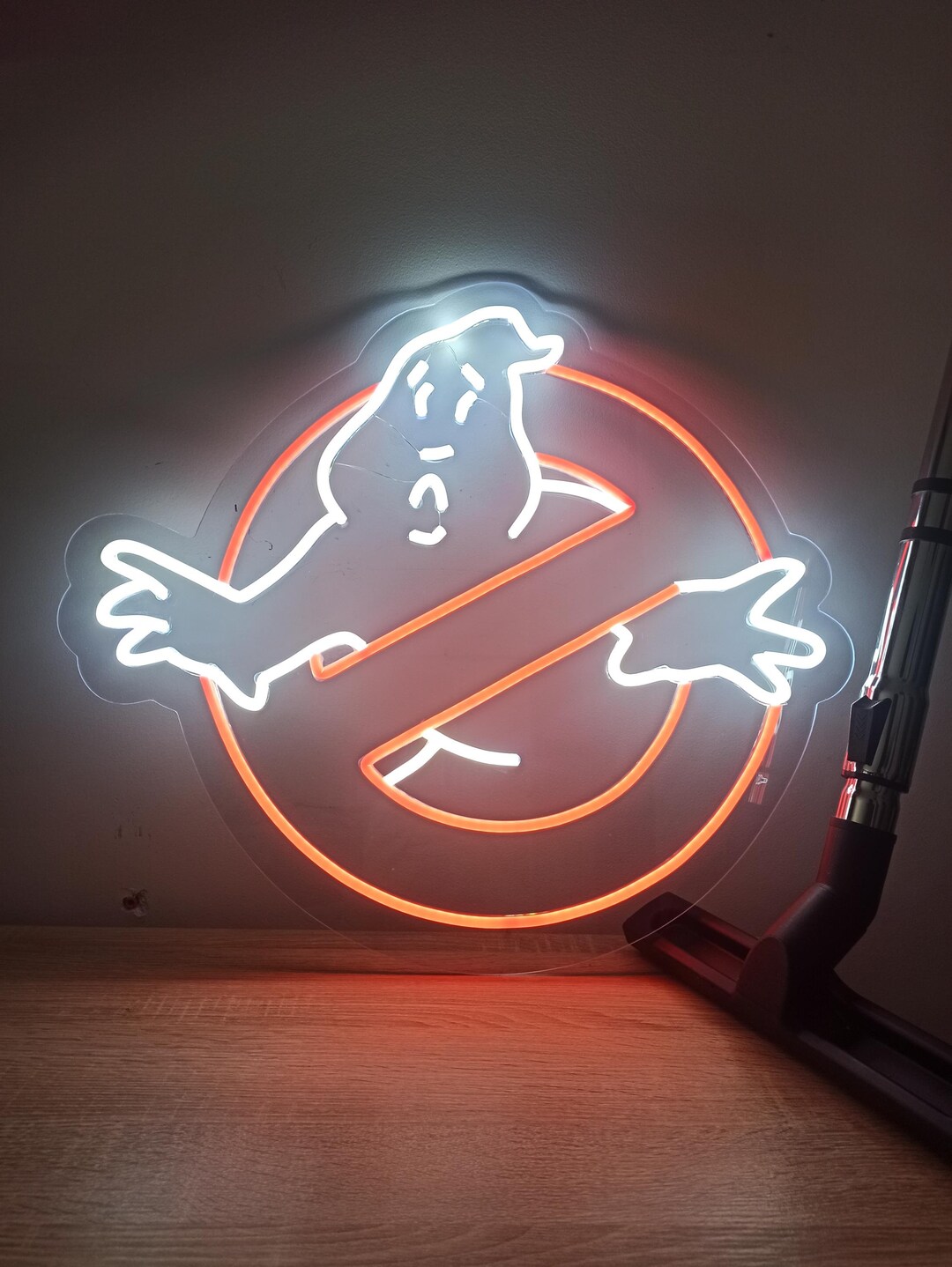 Stay Puft Ghostbusters Marshmallow Man Neon Led Light Fanmade ...