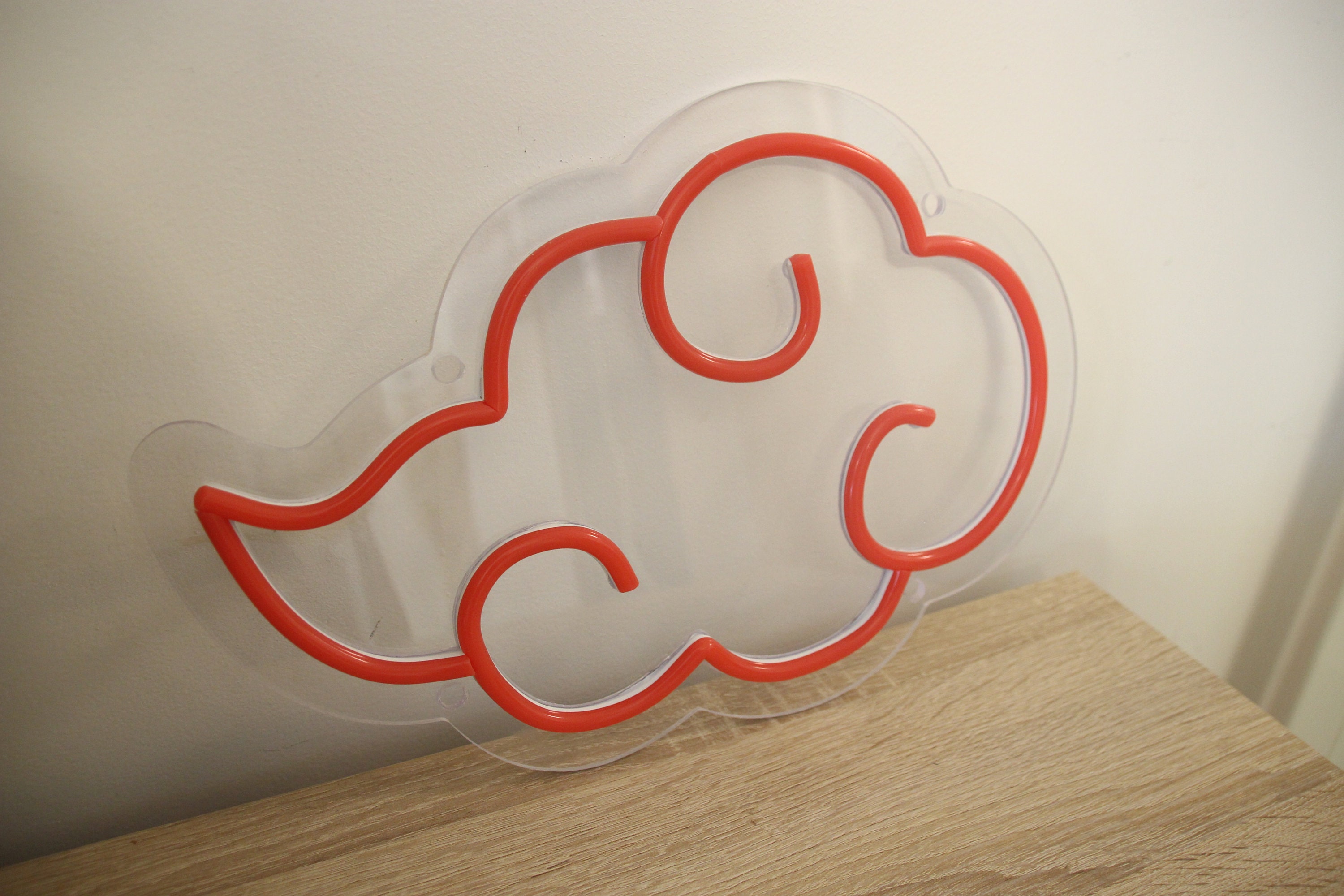 Akatsuki Naruto Cloud Neon Led Fanmade Naruto Manga Wallart Decor Led ...
