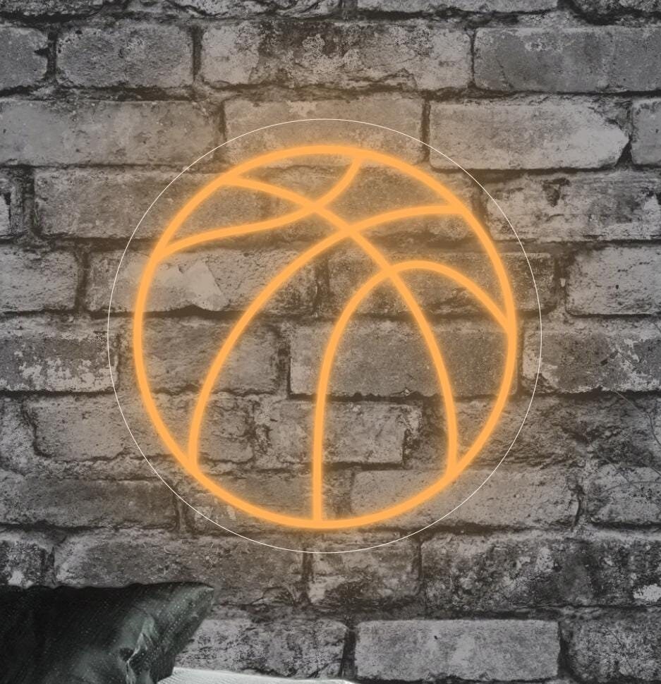 Basketball Neon Led Light Sign - Basketball Sport Wallart Led Light ...