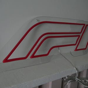 F1 Led Light - Formula 1 Led Light - F1 Neon Sign - Motorsport Led ...