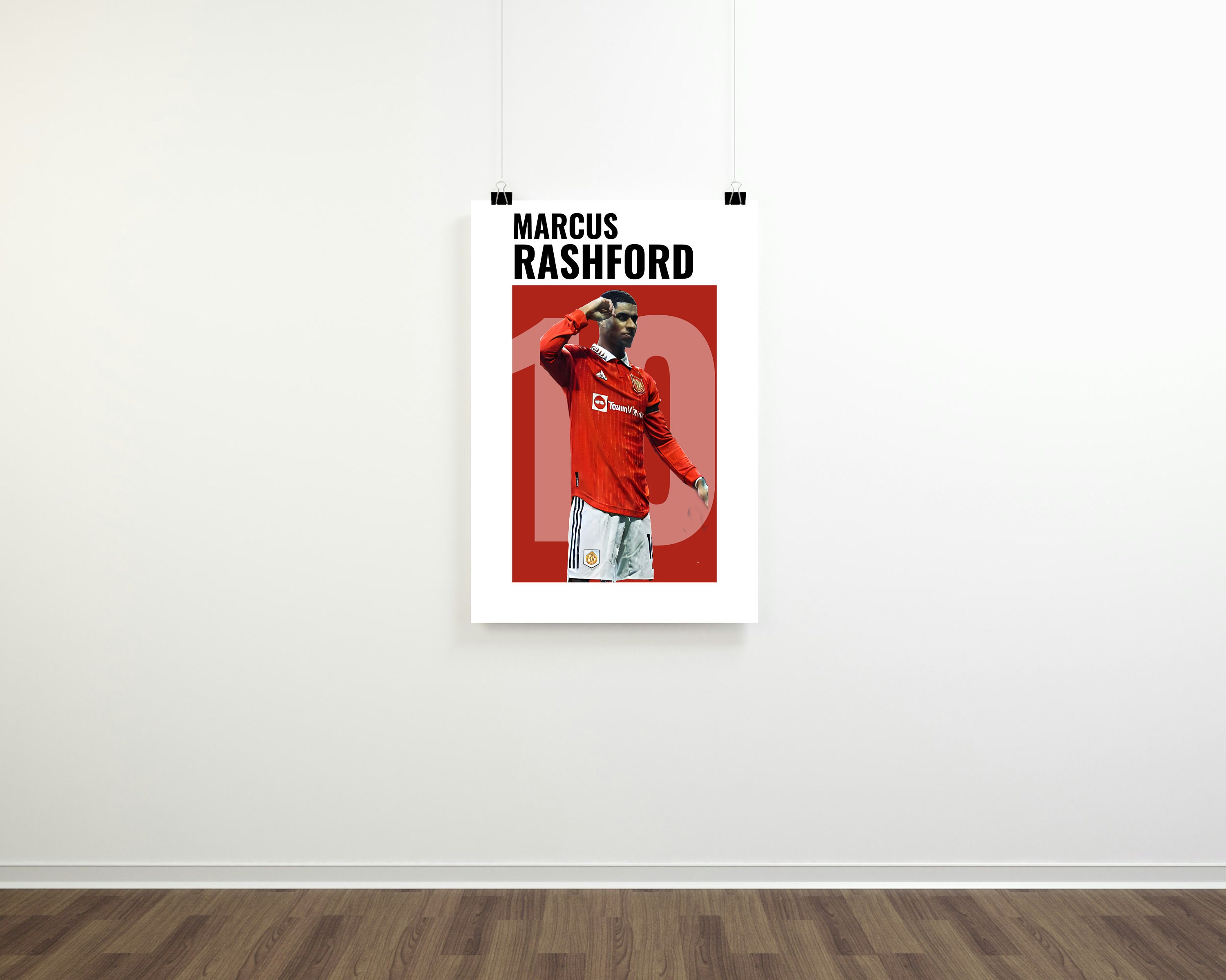 Marcus Rashford Poster - Perfect for Bedroom - Aesthetic Print - Etsy