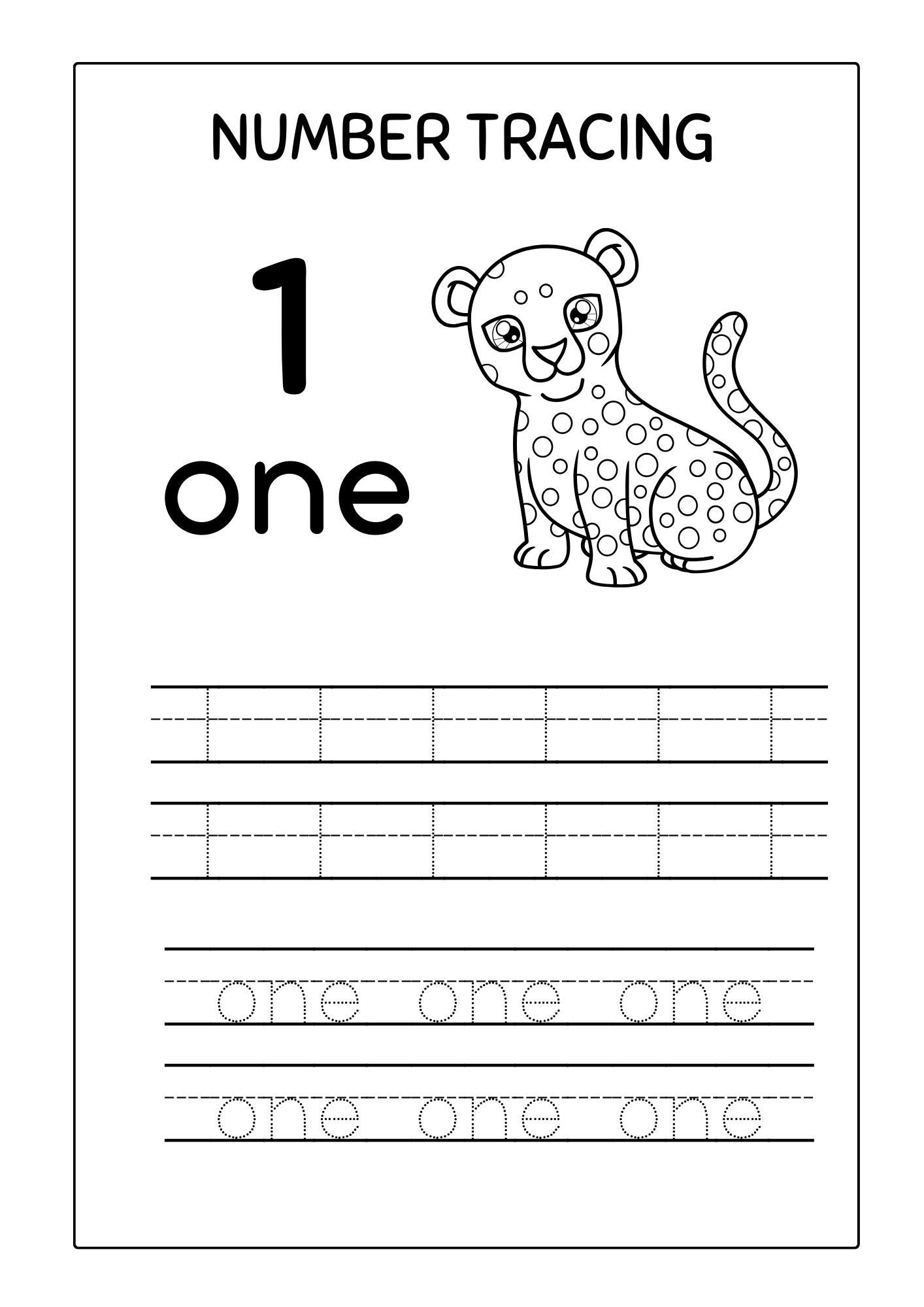 Numbers and Count Worksheet for Beginning Math - Etsy